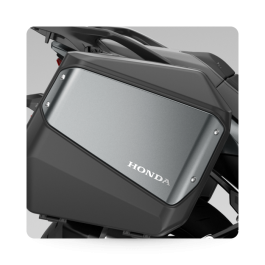 NT1100 Panel R/L Pannier Cover In Matte Iridium Grey Metallic Honda ...